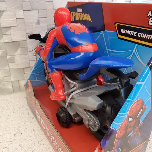 Toys | Spiderman Remote Control Motobike Spiderman Motorcycle Spiderman ...